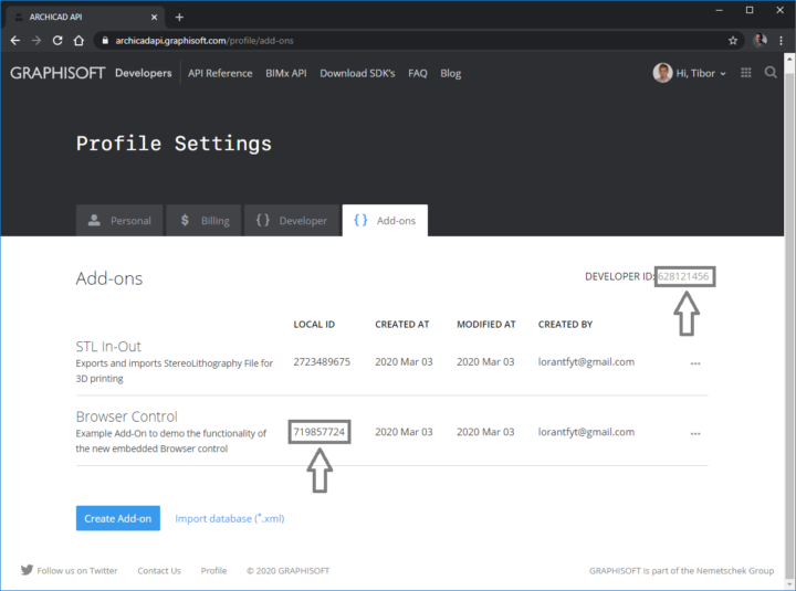 Browser control in ARCHICAD and JavaScript connection | ARCHICAD API